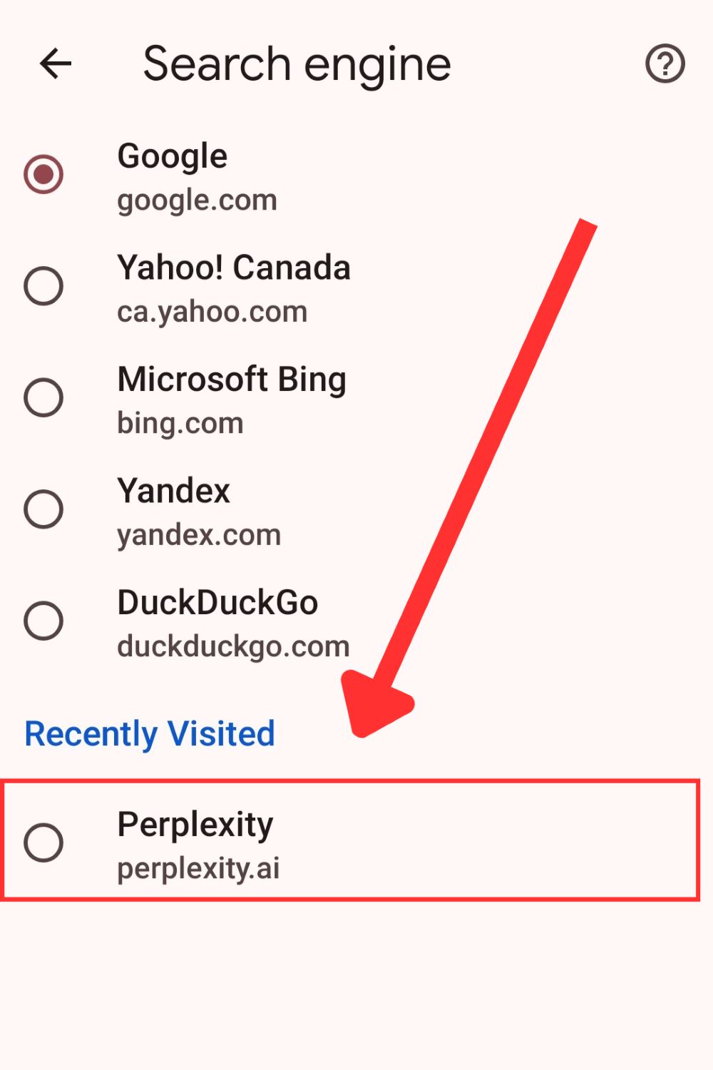 How to make Perplexity AI the default search engine in Chrome