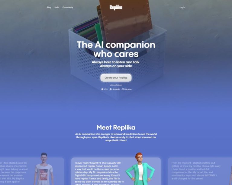 Replika - Ai Tool Details & Features