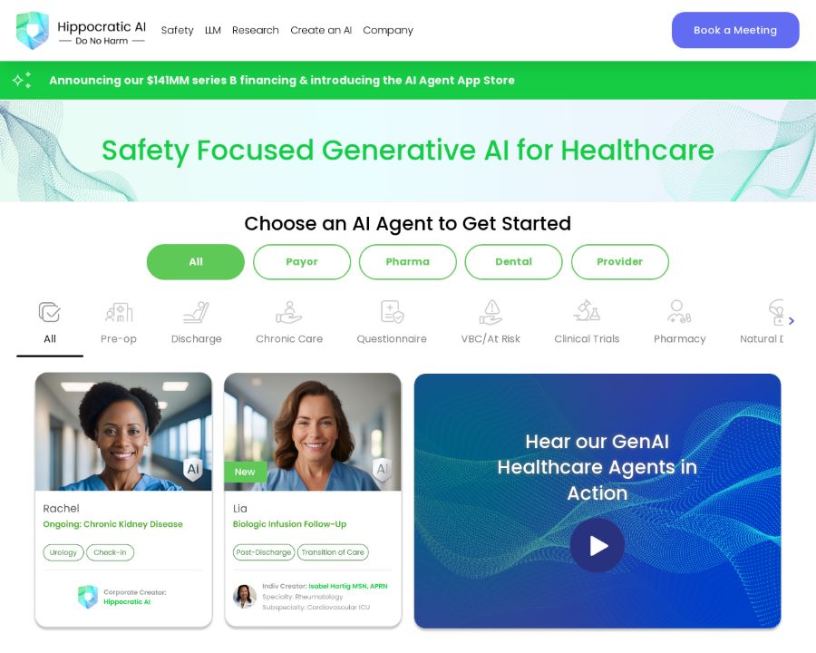 Hippocratic AI - Ai Tool Details & Features