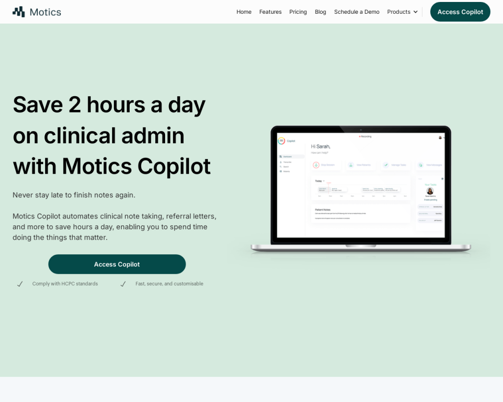 Motics - Ai Tool Details & Features