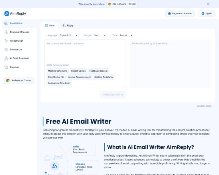 Mailmeteor AI Email Writer - Ai Tool Details & Features