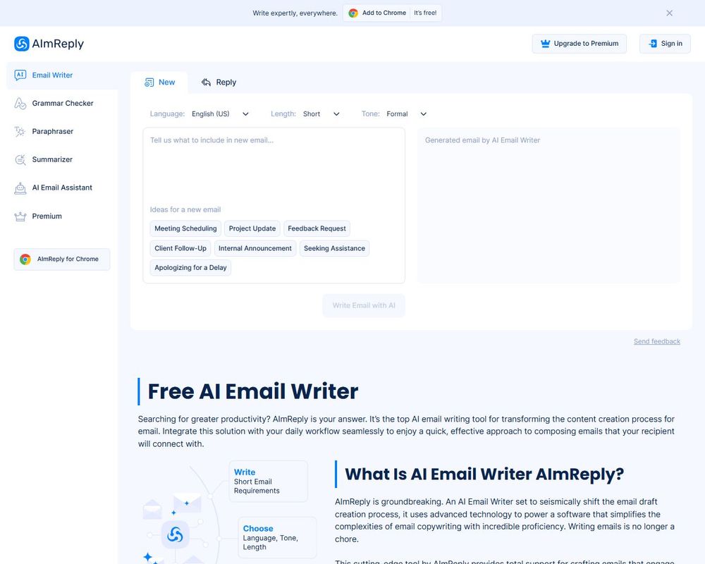 Editpad Email Writer - Ai Tool Details & Features