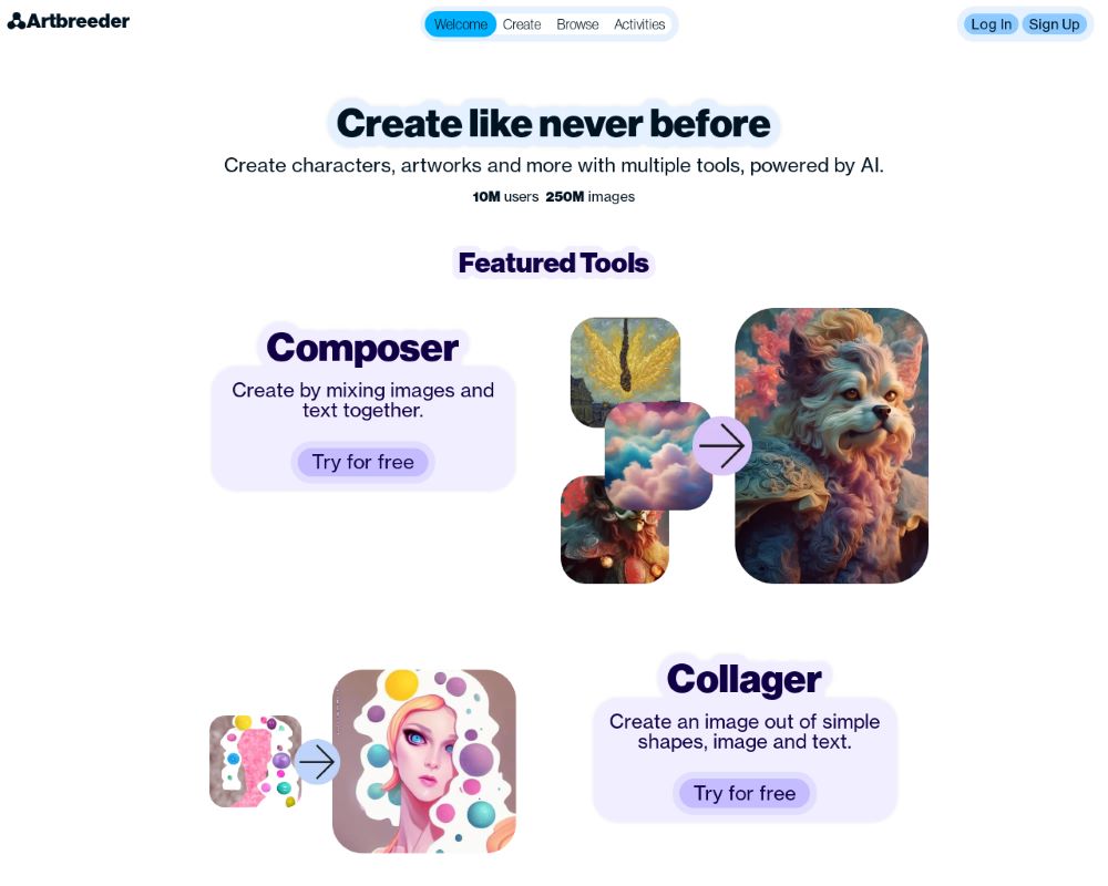 Artbreeder - Ai Tool Details & Features