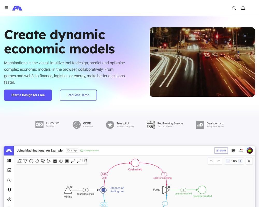 Machinations - Ai Tool Details & Features