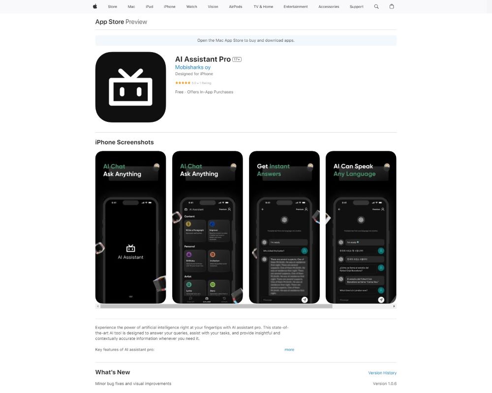 AI assistant Pro - Ai Tool Details & Features