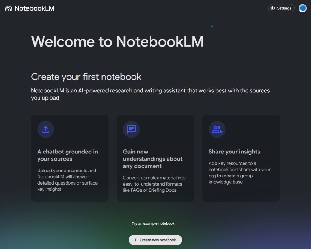 NotebookLM - Ai Tool Details & Features