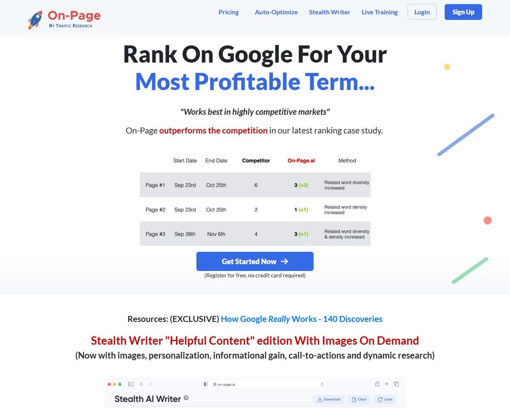 On-Page.ai - Ai Tool Details & Features