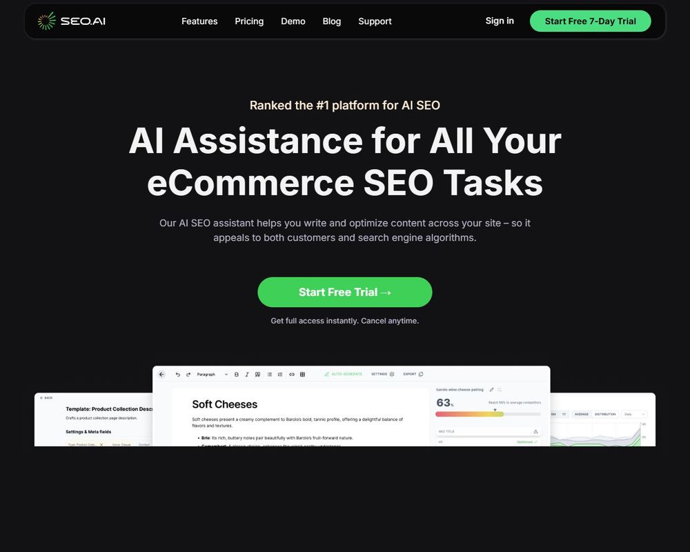 SEO AI - Ai Tool Details & Features
