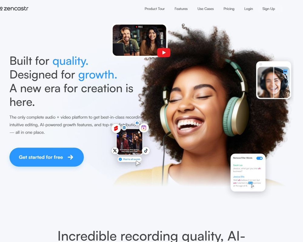Zencastr - Ai Tool Details & Features