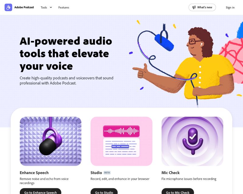 Adobe Podcast - Ai Tool Details & Features