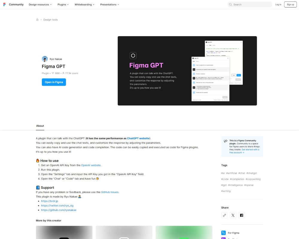 Figma GPT - Ai Tool Details & Features