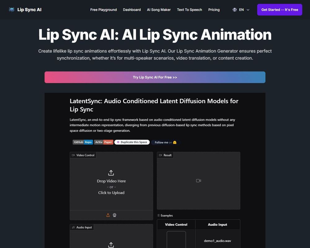 LipSync AI - Ai Tool Details & Features