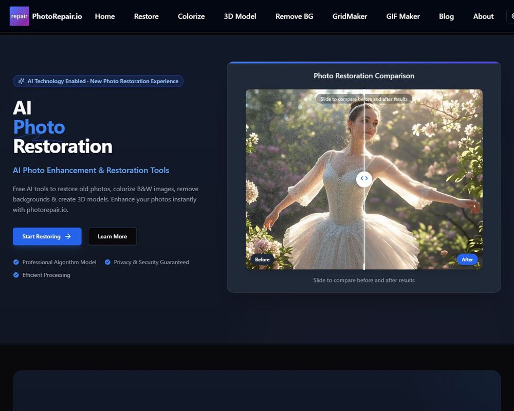 Photo Repair - Ai Tool Details & Features