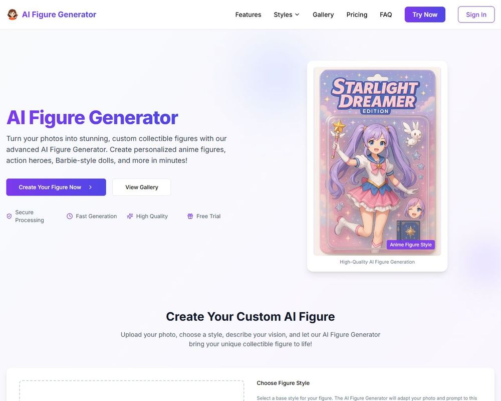 AIFigureGenerator.art - Ai Tool Details & Features