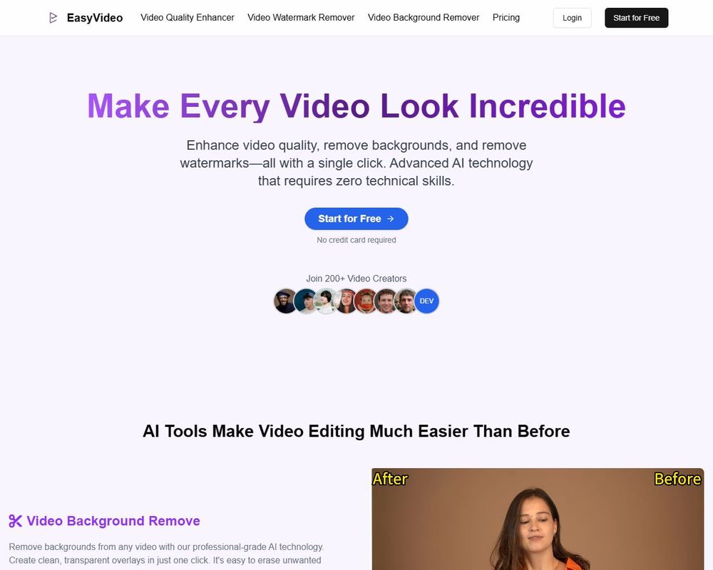 EasyVideo - Ai Tool Details & Features