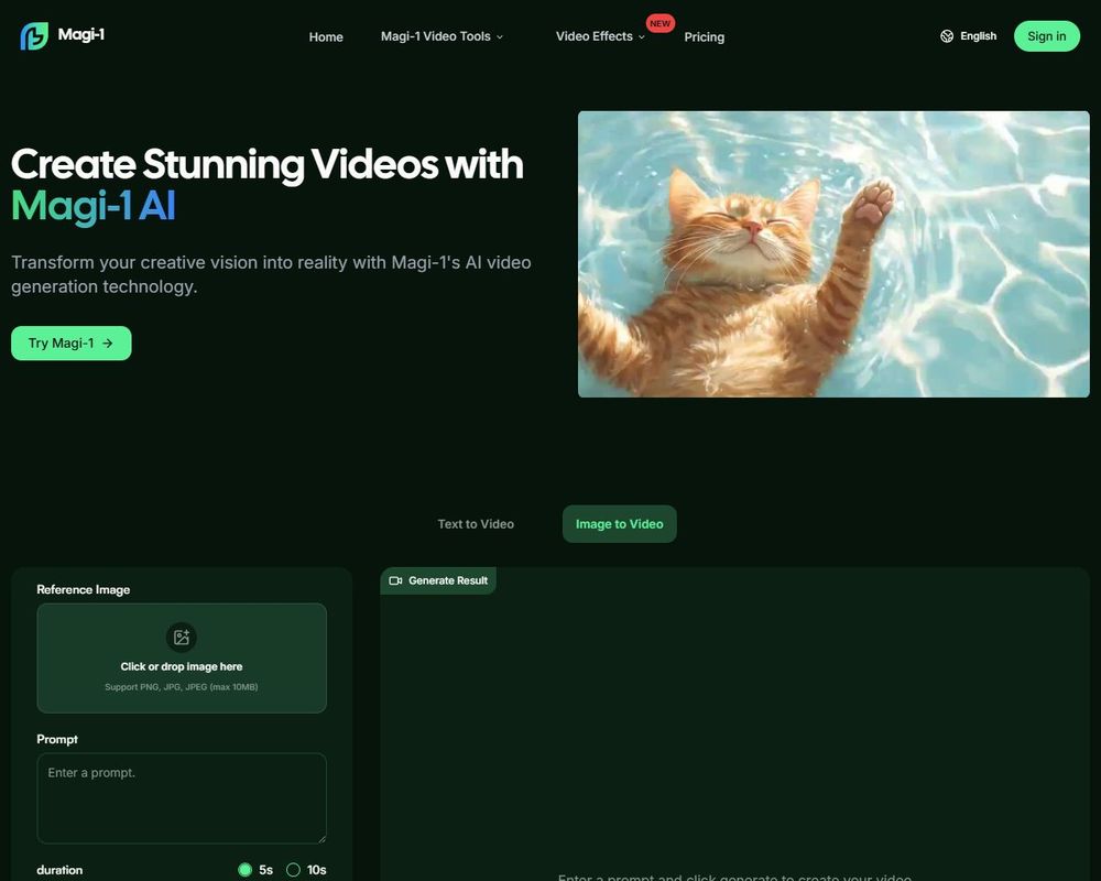 Magi-1 Video - Ai Tool Details & Features