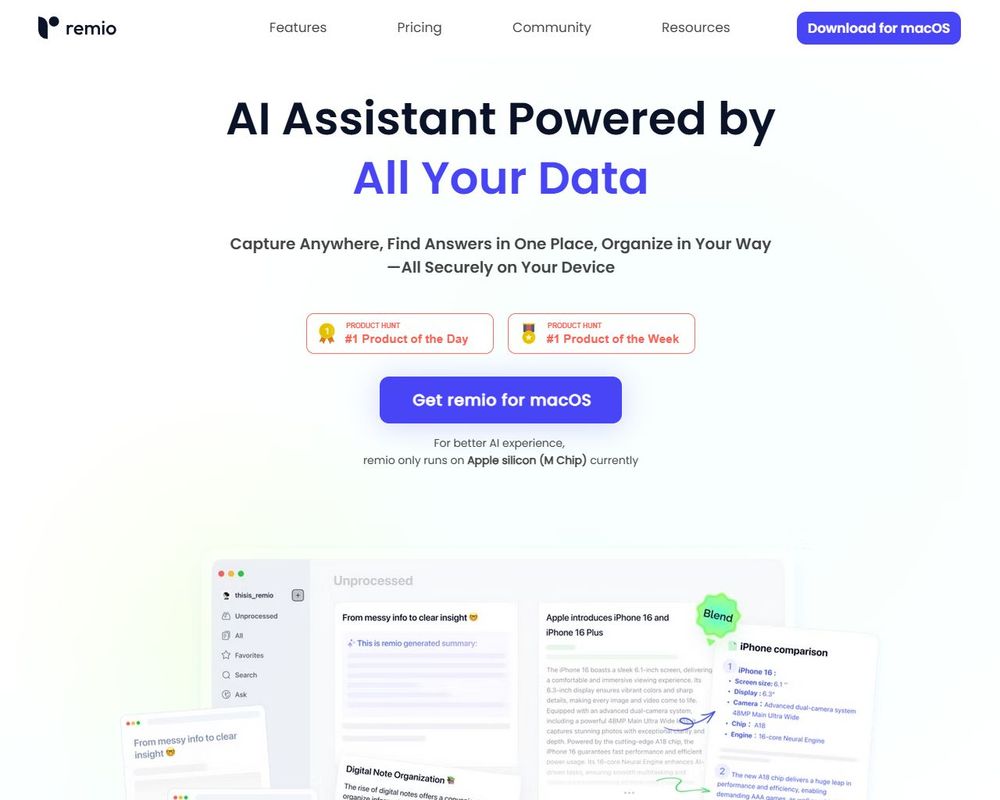 Remio - Ai Tool Details & Features
