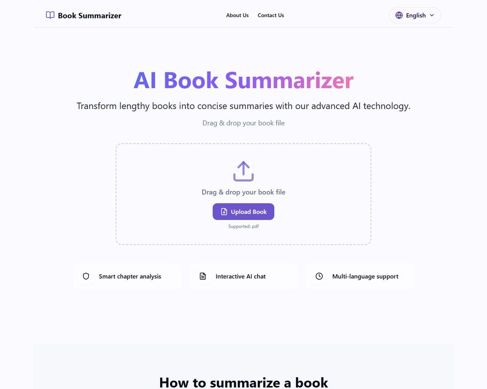AIBookSummarizer.com - Ai Tool Details & Features
