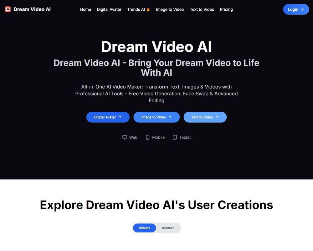 DreamVideo.ai - Ai Tool Details & Features