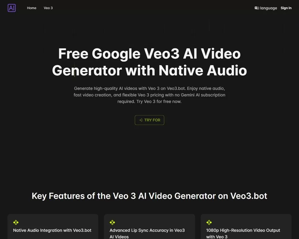 Veo3.bot - Ai Tool Details & Features
