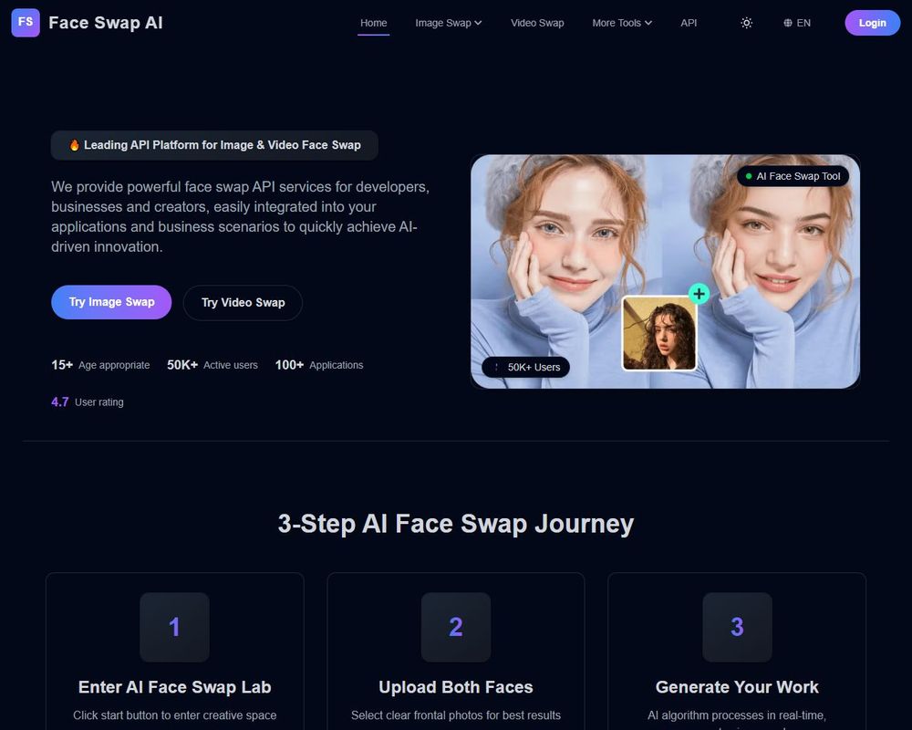 FaceSwapAI.com - Ai Tool Details & Features