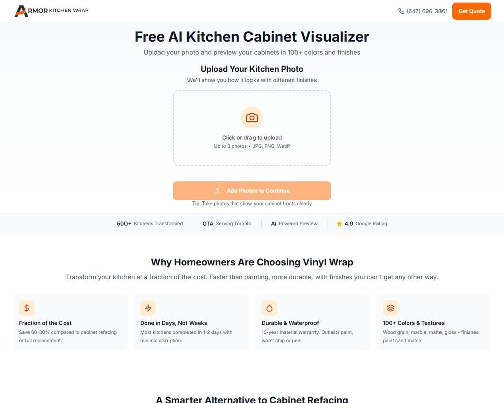 AI Kitchen Cabinet Visualizer - Ai Tool Details & Features