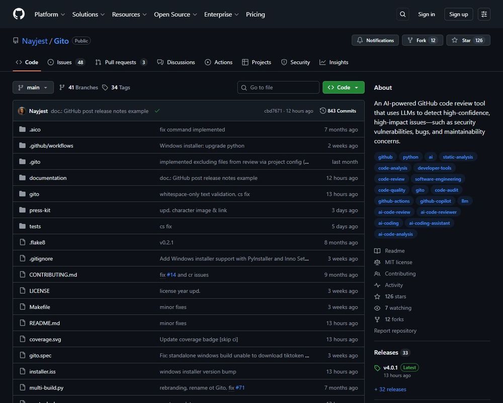 Gito - Ai Tool Details & Features